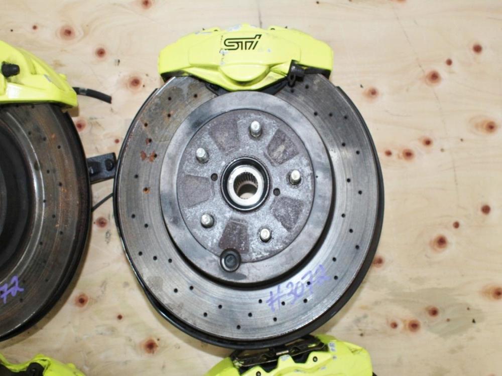 2018-2021 Subaru WRX STI OEM 6Pot 2Pot Brembo Brakes Calipers Rotors ...