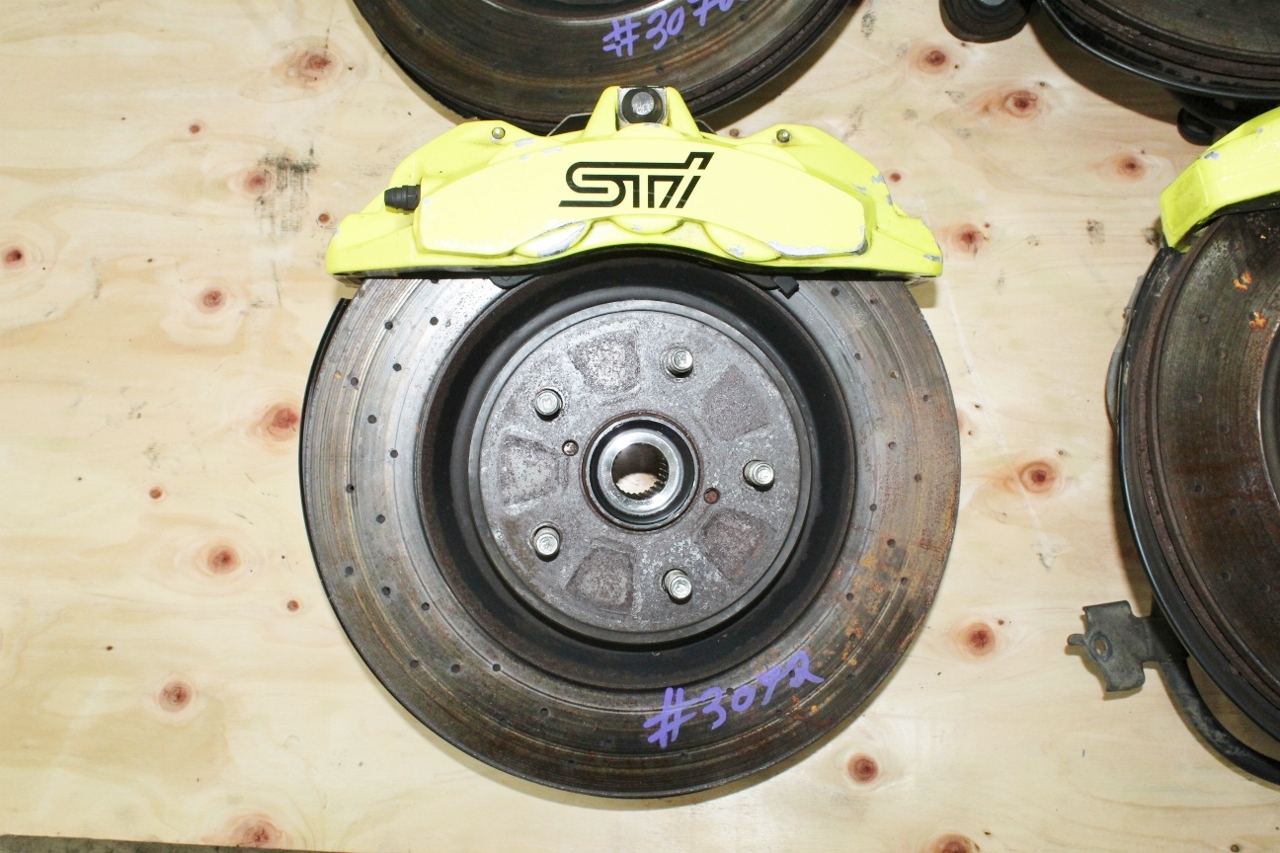 2018-2021 Subaru WRX STI OEM 6Pot 2Pot Brembo Brakes Calipers Rotors ...