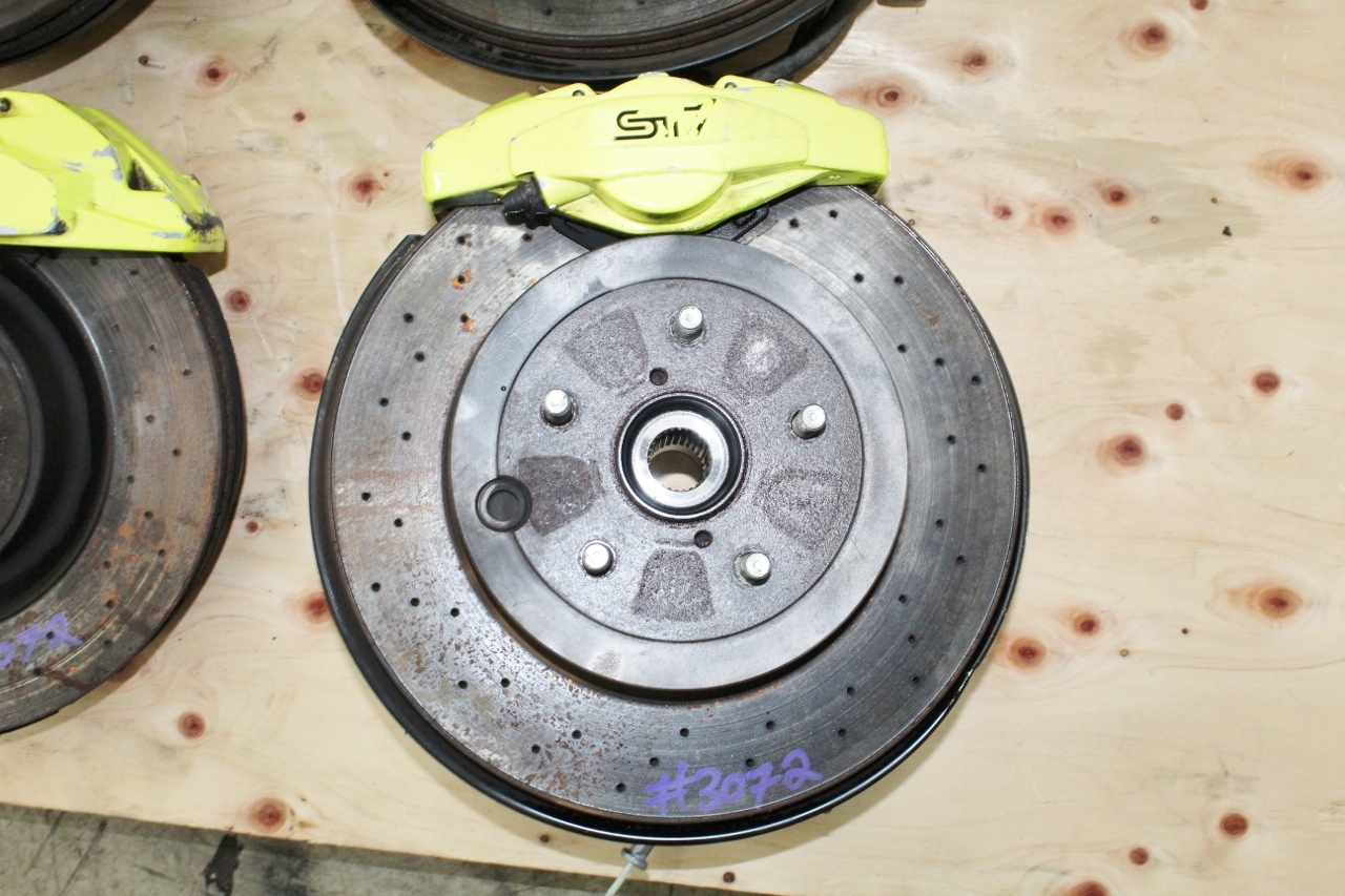 2018-2021 Subaru WRX STI OEM 6Pot 2Pot Brembo Brakes Calipers Rotors ...