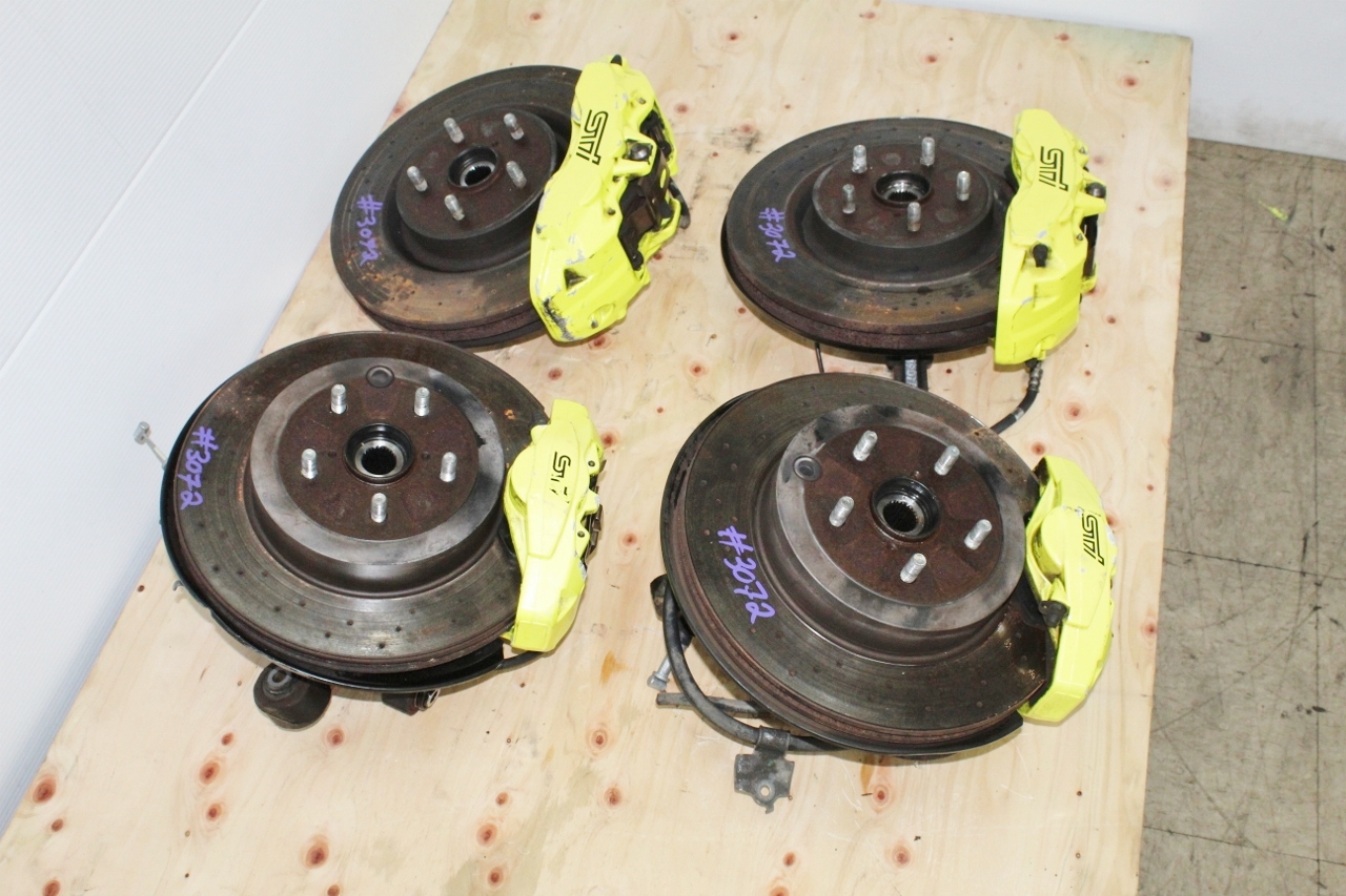 2018-2021 Subaru WRX STI OEM 6Pot 2Pot Brembo Brakes Calipers Rotors ...
